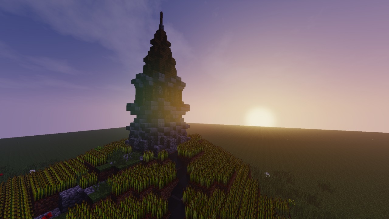 Wheat Field Tower Minecraft Map