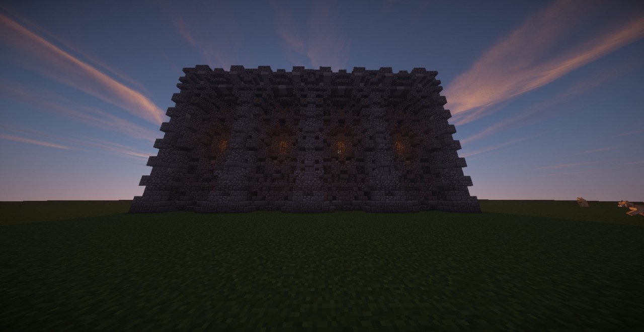 Fragment of wall Minecraft Map