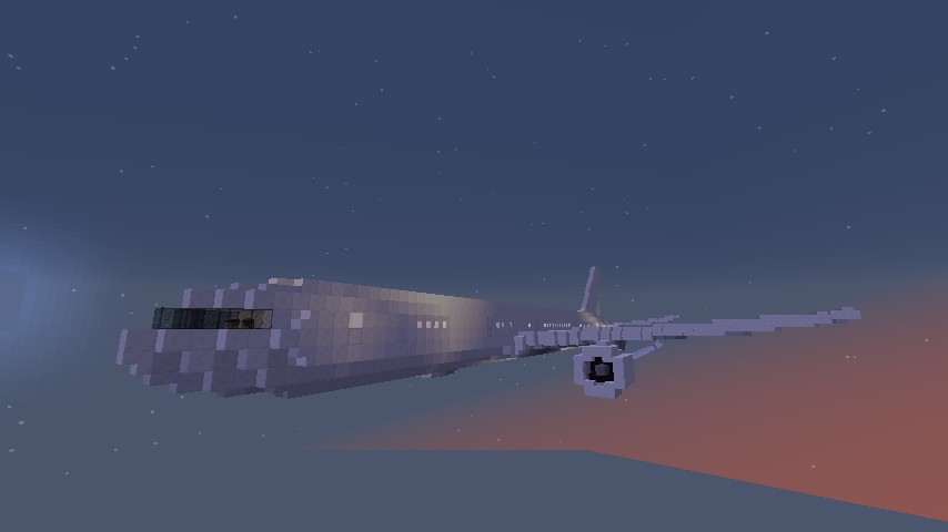 1:1 Boeing 777-300ER Minecraft Map