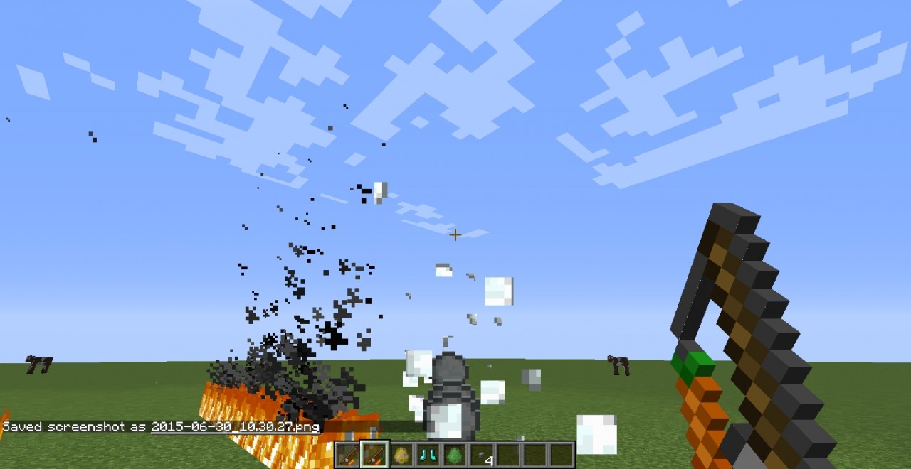 Handheld Weapons In One Command Minecraft Map