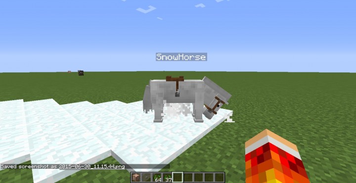 Elemental Horses in One Command Minecraft Map