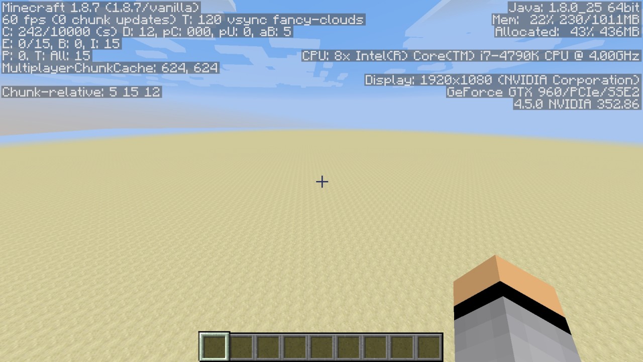 My Coordinate's are gone! Minecraft Blog