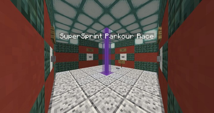 SuperSprint Parkour Race Minecraft Map