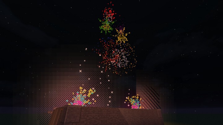 4th of July Command Block Firework Show Minecraft Project