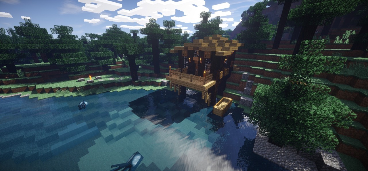 Cozy Fishing Cabin Minecraft Map