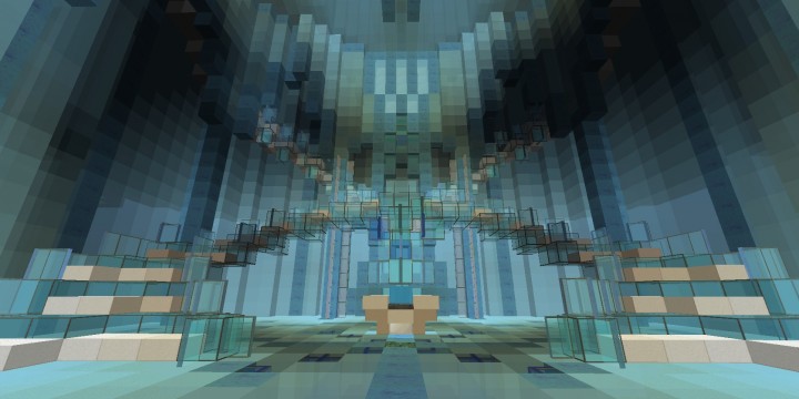 Elsa's Ice Castle Minecraft Map