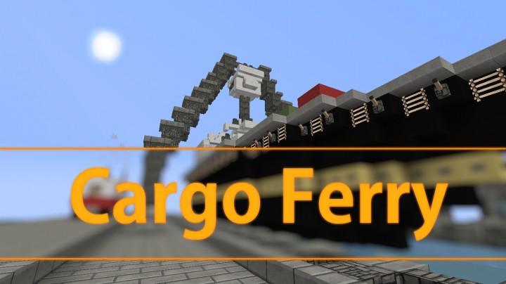 Cargo & Car Ferry Design - Old Design 2014 Minecraft Map