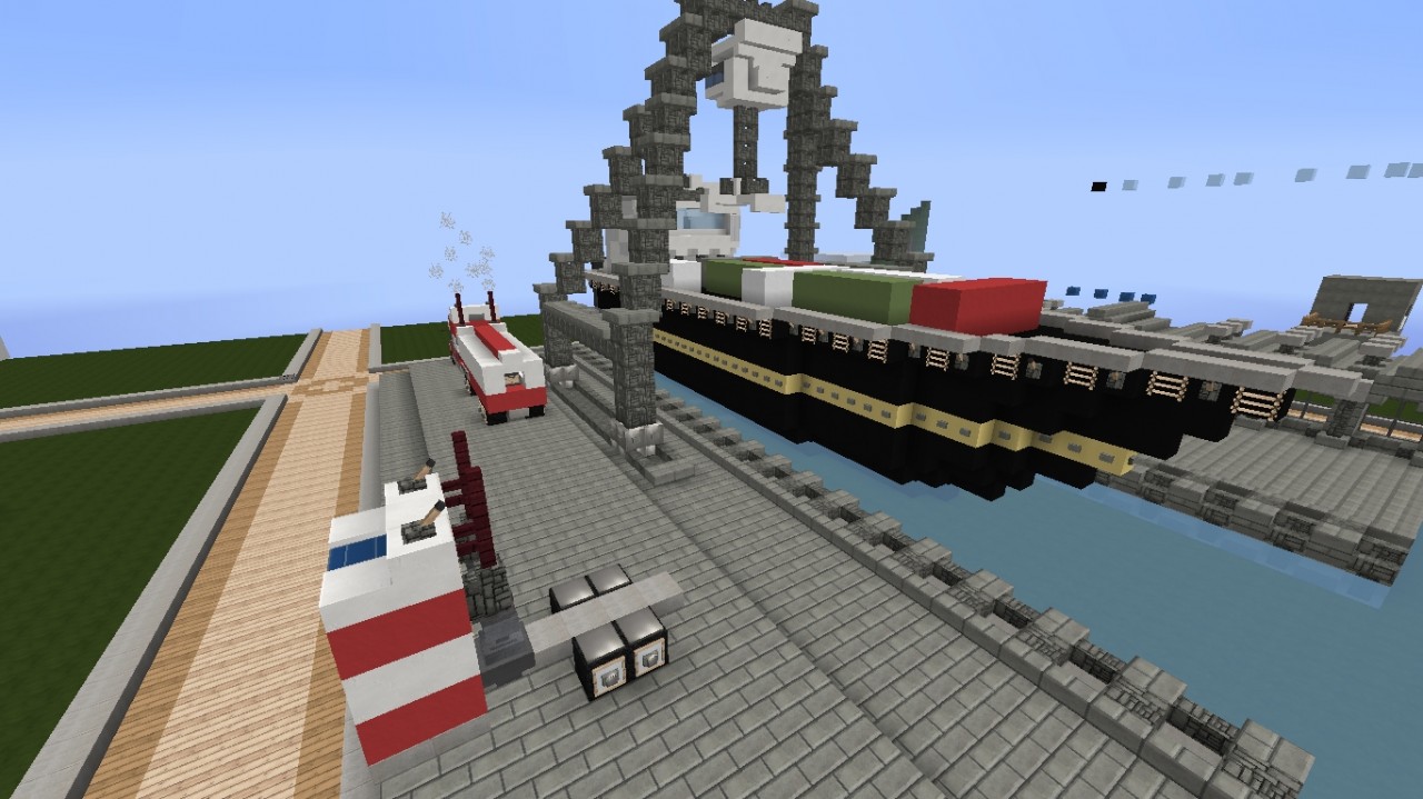 Cargo & Car Ferry Design - Old Design 2014 Minecraft Map