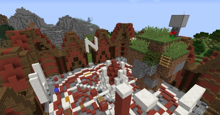 Small Factions Spawn Minecraft Map