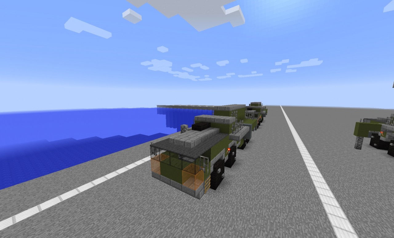 MAN KAT1 MIM 104 Patriot Surface to Air Missile (SAM) Truck Minecraft Map