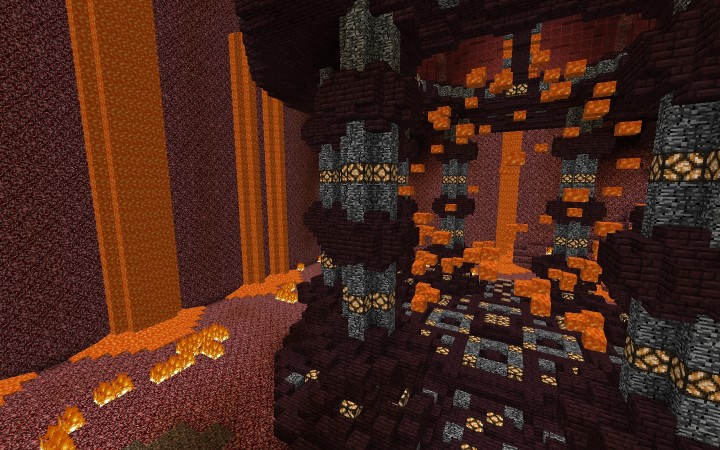 Deep Nether Spawn Minecraft Map