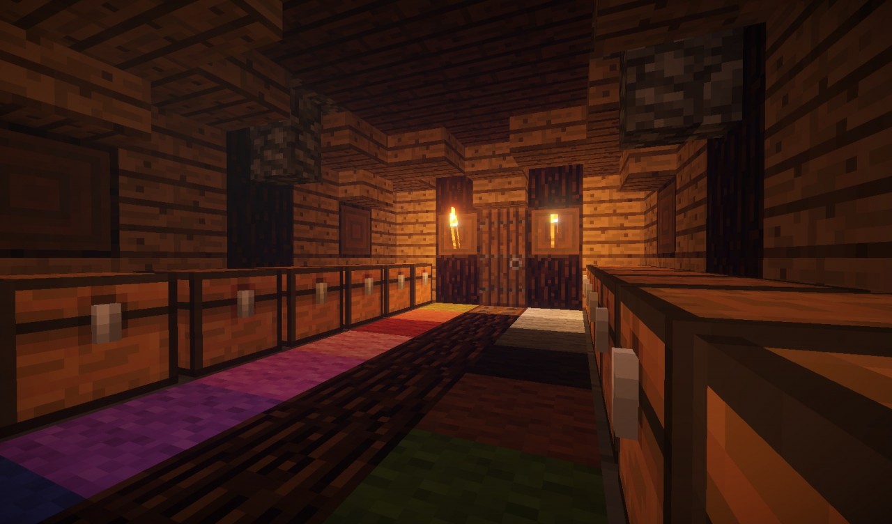 Wool storage house Minecraft Map