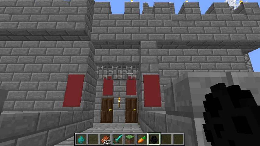 Medieval Fort and Village Minecraft Map