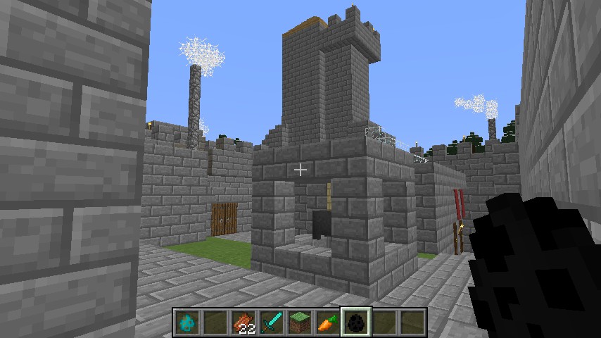 Medieval Fort and Village Minecraft Map