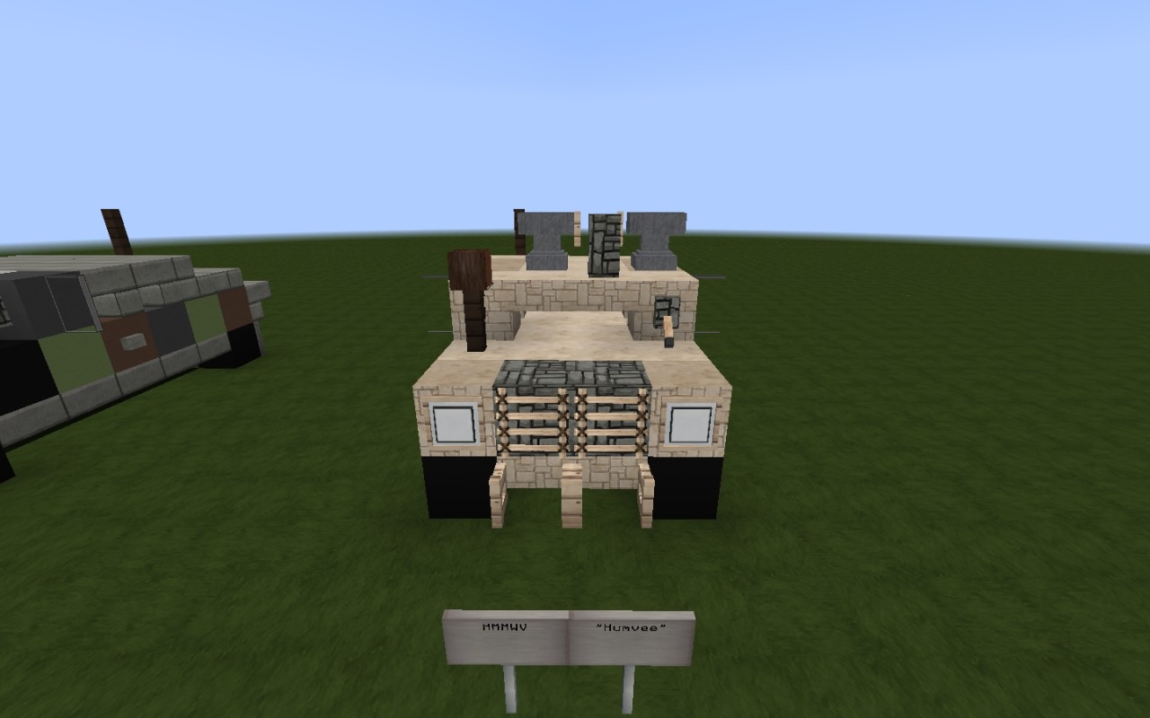 HMMWV (Humvee) M1116 Minecraft Map