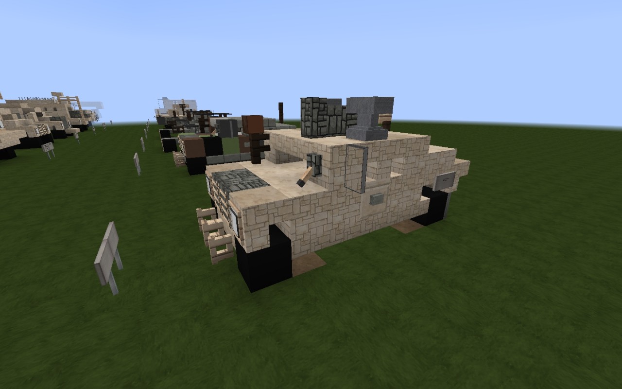 HMMWV (Humvee) M1116 Minecraft Map