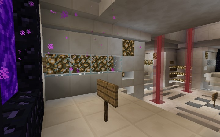 Quartz Server Lobby by Puhtata (Free to download!) Minecraft Map