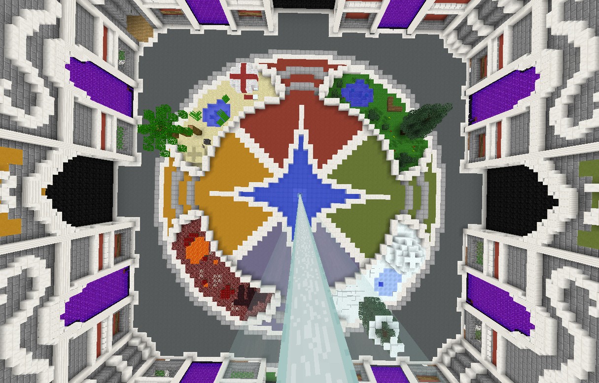 A Server Hub (Completely Customizable) Minecraft Map