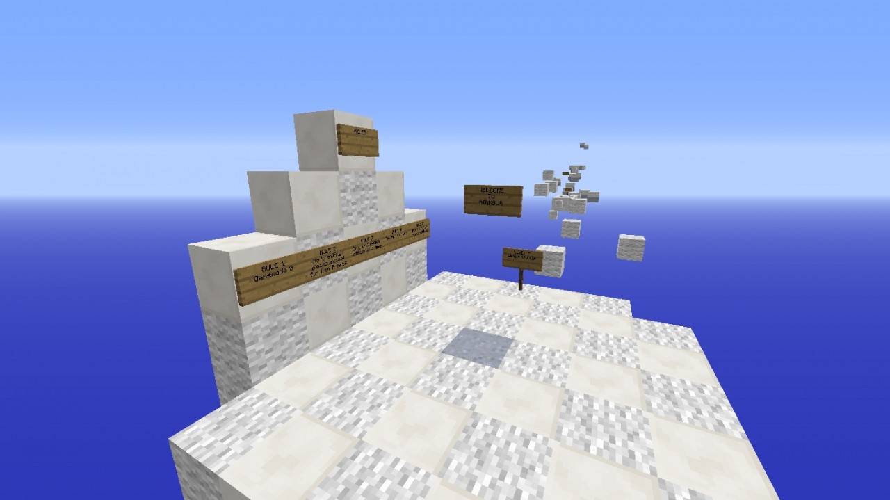 Airkour : Bottomless Parkour Map Minecraft Map