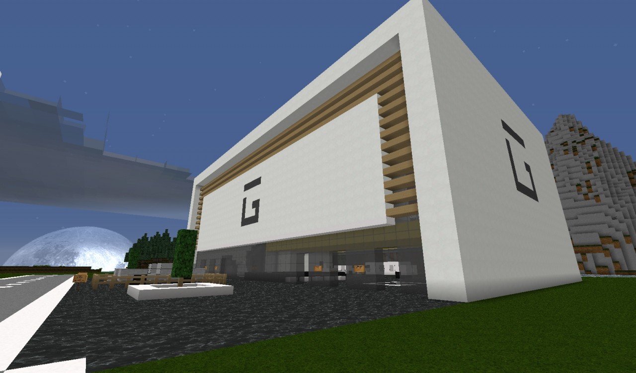 Modern Car shop Minecraft Map