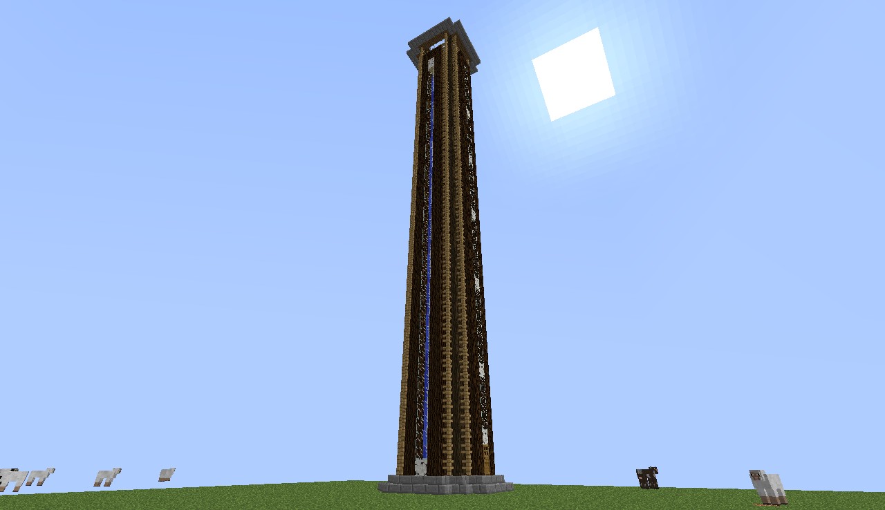 Medium Wood Tower Minecraft Map