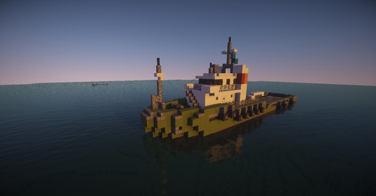 AHTS Baylıq (tugboat) + Schematic Minecraft Map