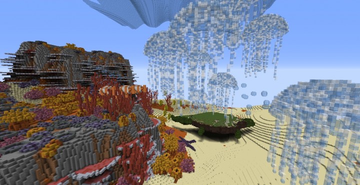marine reef Minecraft Map
