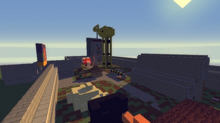 Flans Mod MapPack configurado. Minecraft Map