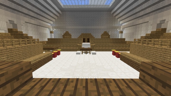 Phoenix Wright Courtroom Minecraft Map