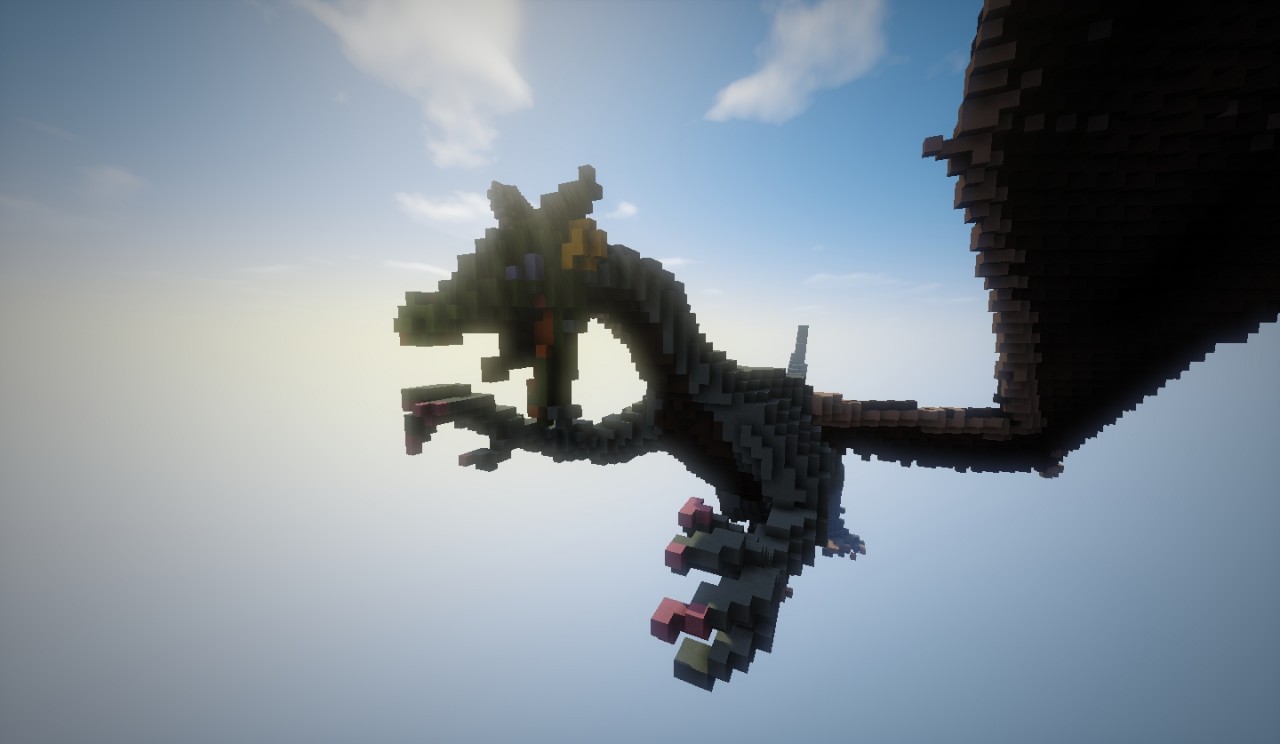 Attacking Dragon Minecraft Project