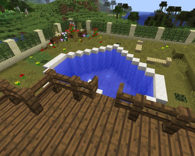 birch & spruce house Minecraft Map