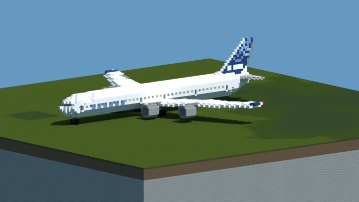 (Flows HD) Airbus A340-300 by TwIsTeD_uP454 Minecraft Map