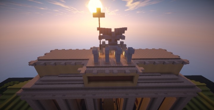 Brandenburg Gate 1961 (Download) Minecraft Map