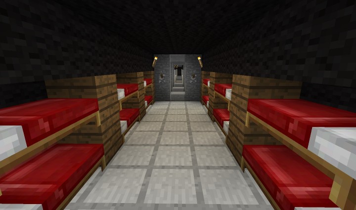 Foxtrot Class Submarine with Full Interior Minecraft Map