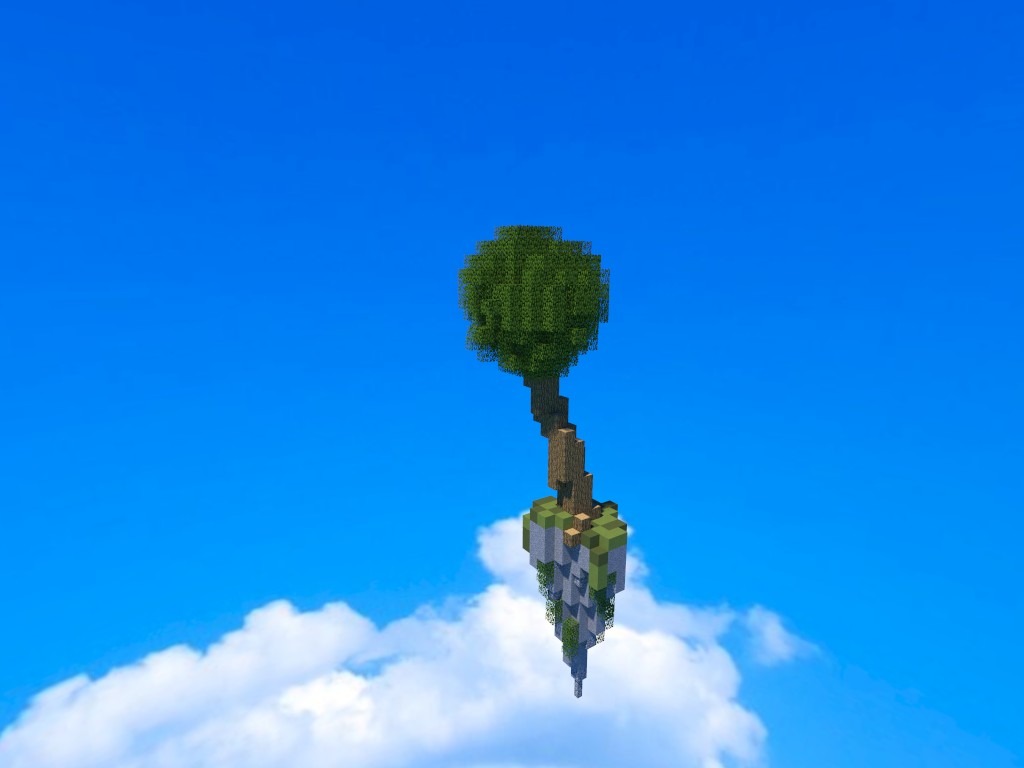 Floating Island with Tree Minecraft Project