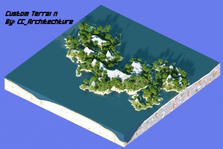 Custom Terrain minipack Minecraft Map