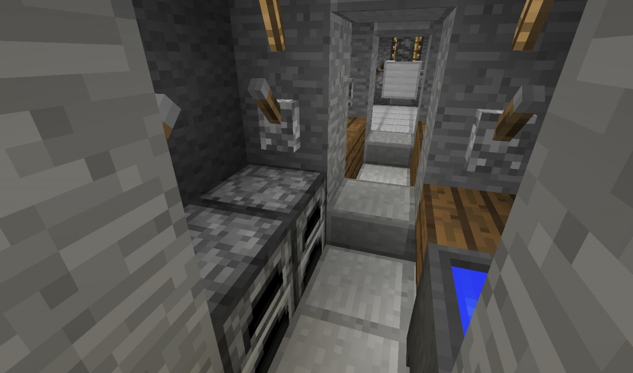 Type-IXC U-Boat with Full Interior Minecraft Map