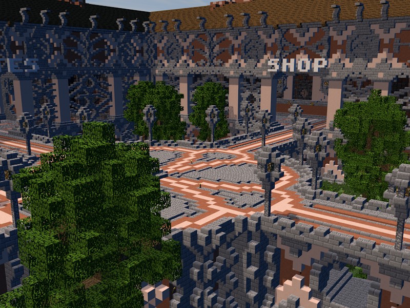 Minecraft build: Prison spawn. Minecraft Map