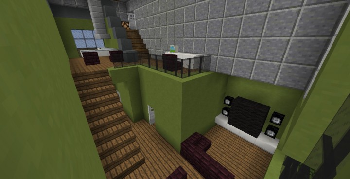 A small modern apartment building Minecraft Map