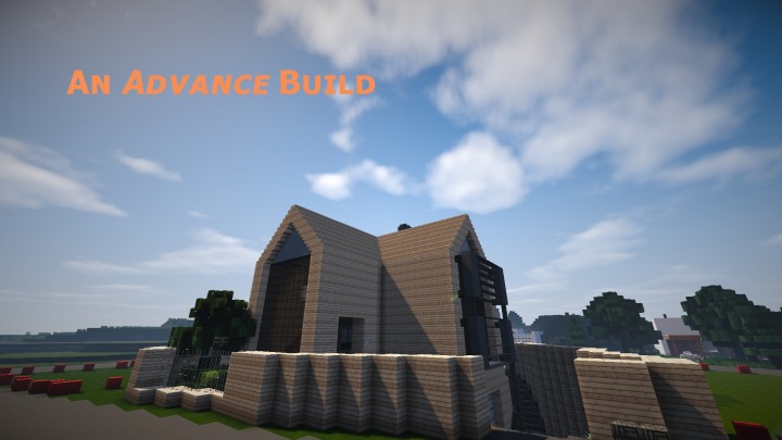 Modern A-Frame House Comeback Build -Advance Minecraft Map