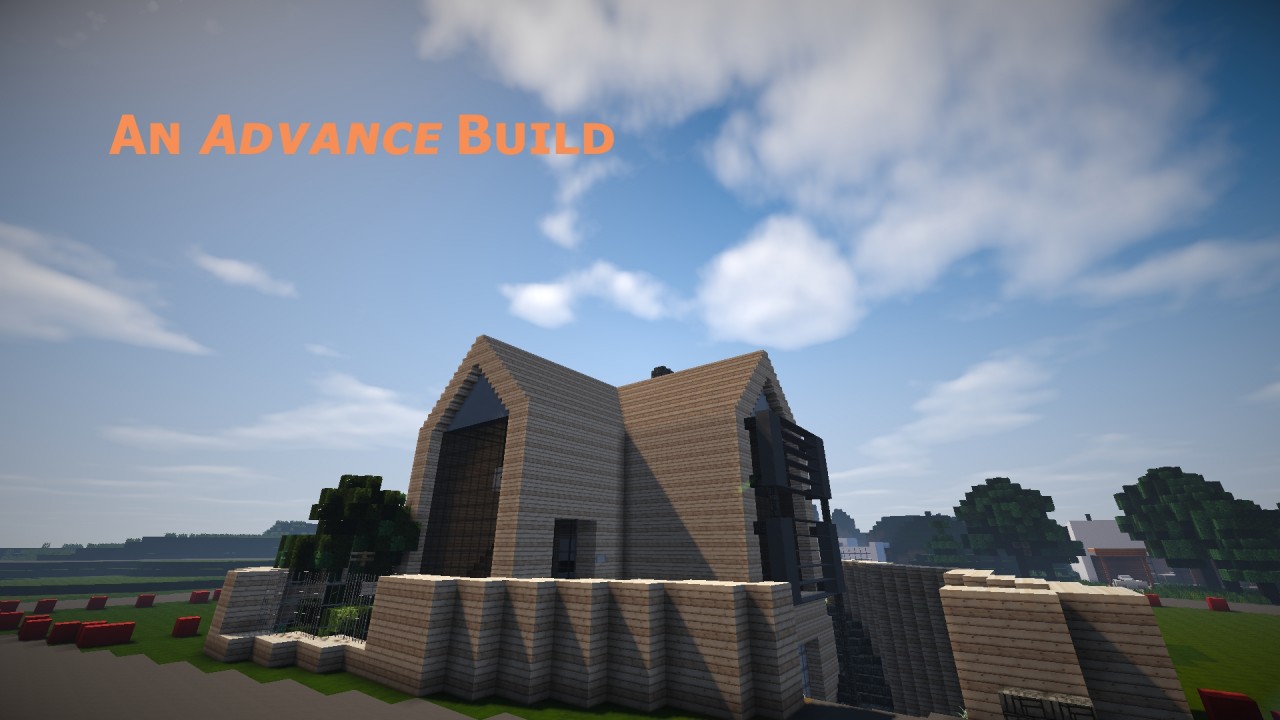 Modern A-Frame House Comeback Build -Advance Minecraft Map