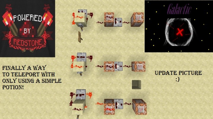 Easy redstone teleportation