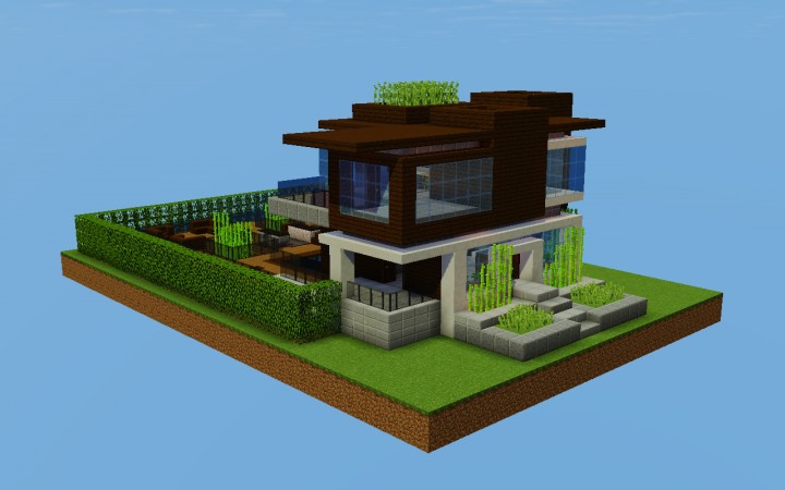 Modern House with Patio (DOWNLOAD) Minecraft Map