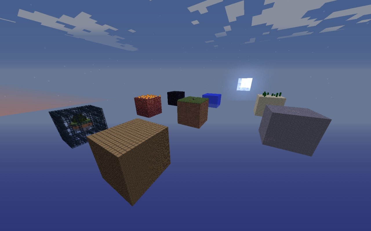 Large Block Survival Minecraft Map