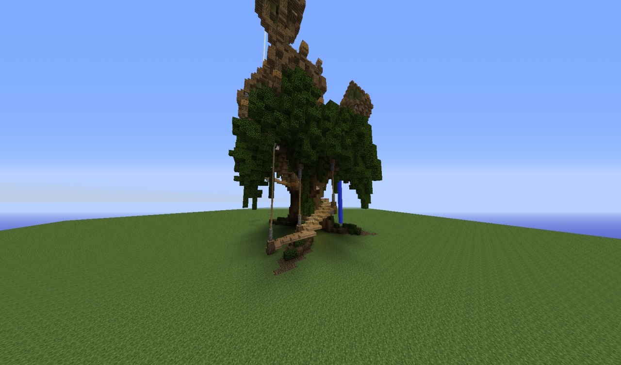 Epic Medieval Treehouse! | Built by Valgonir Minecraft Map