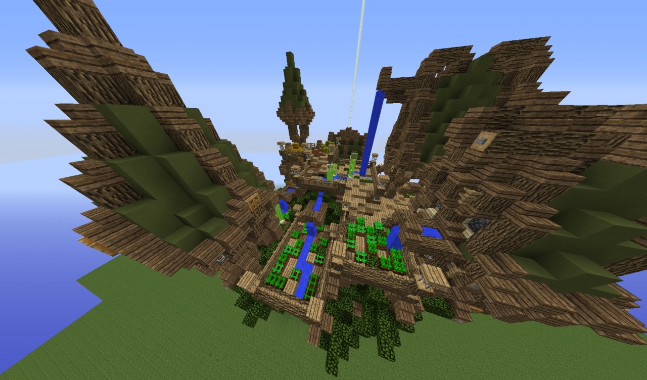 Epic Medieval Treehouse! | Built by Valgonir Minecraft Map