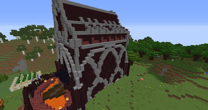 Evil Nether Fortress Minecraft Map