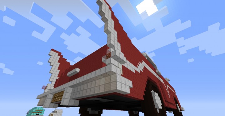 50s giant car Minecraft Map