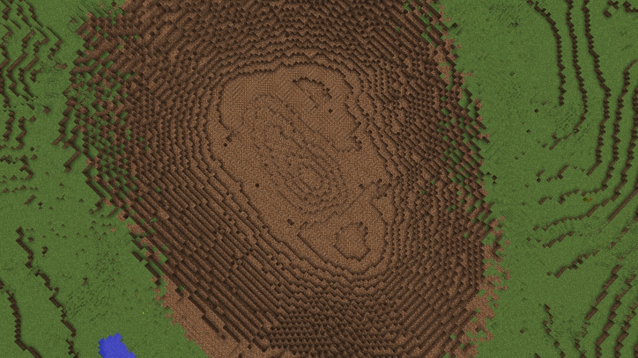 Post-Apocalyptic terrain Minecraft Map