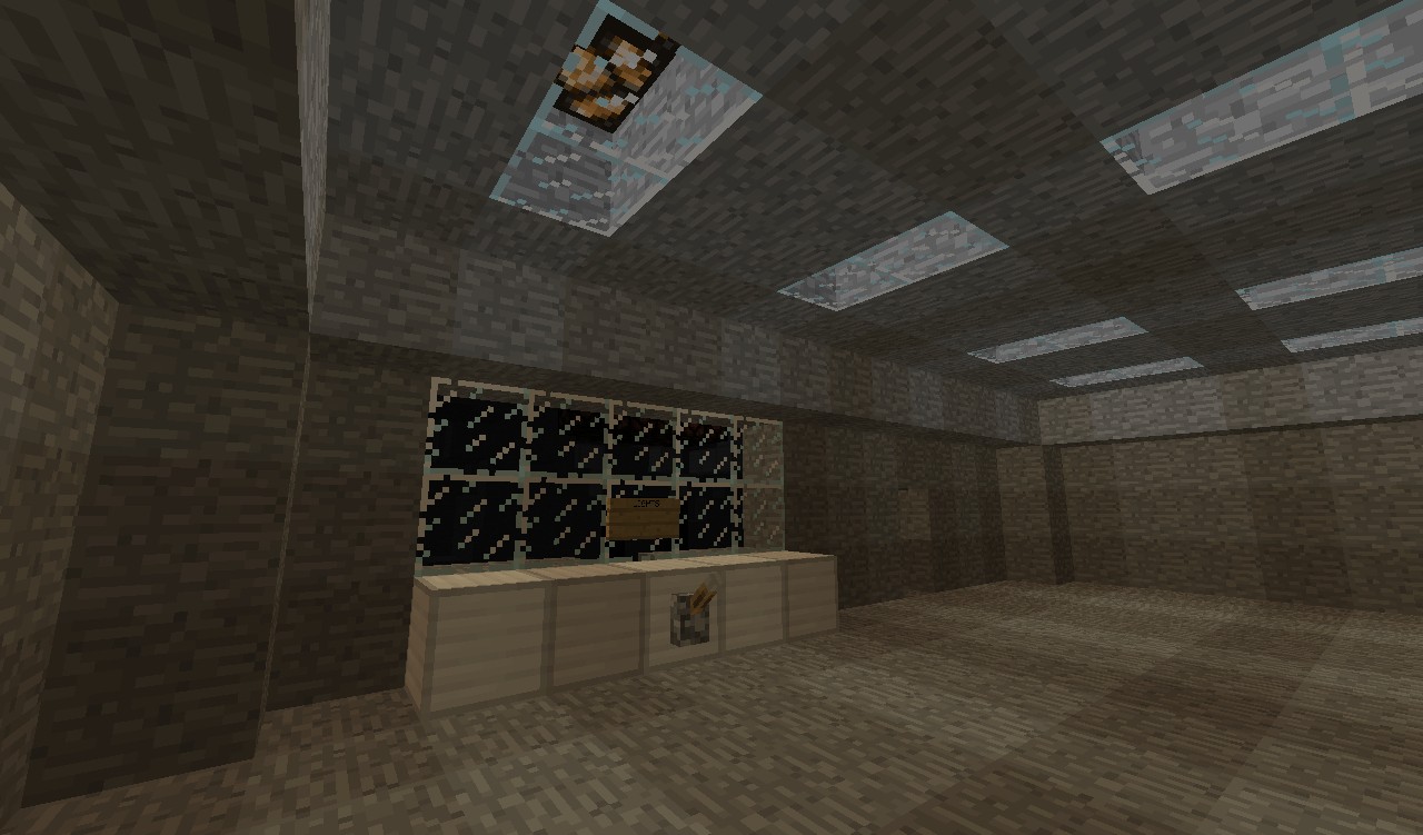 The underground lab Minecraft Map